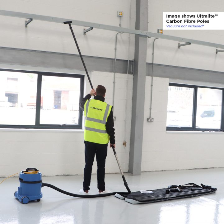 Internal High Level Dusting Vacuum Hose Kit - Carbon Fibre - 27ft/8 ...
