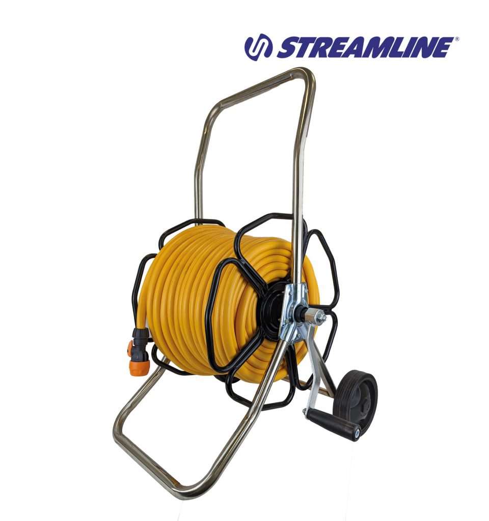 Streamline Hose Reel Complete, choice of hose size & length & reel types.