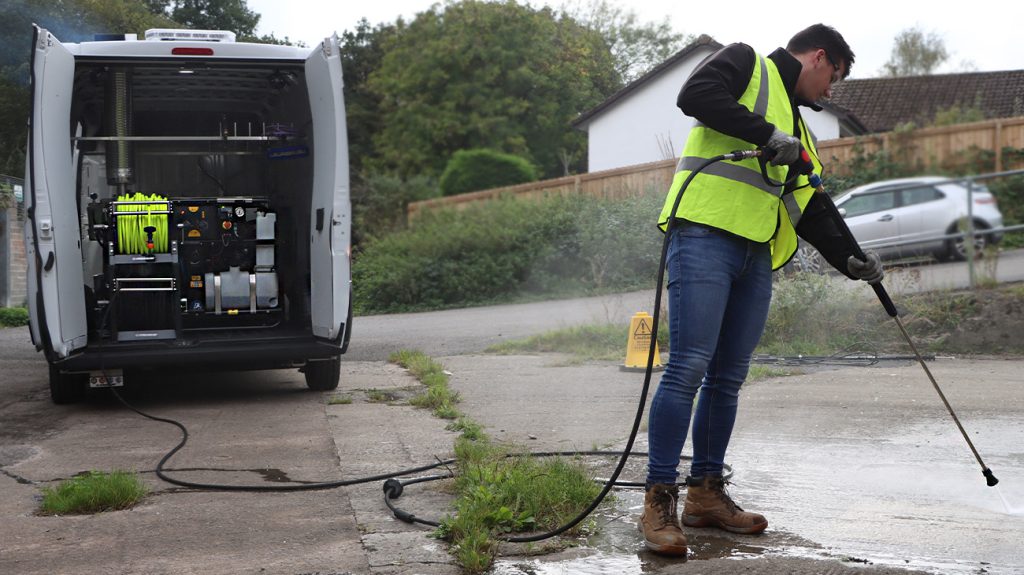 Hot Pressure Washing Van Streamline Systems