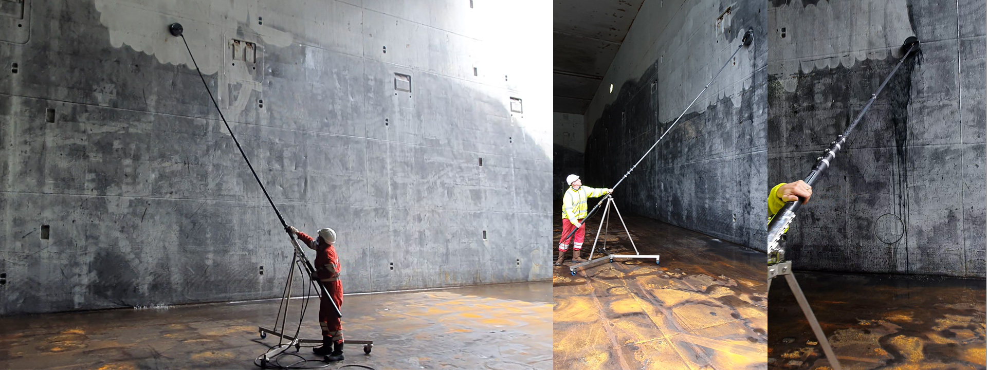 Industrial pressure washing tripod | Safe convenient cleaning