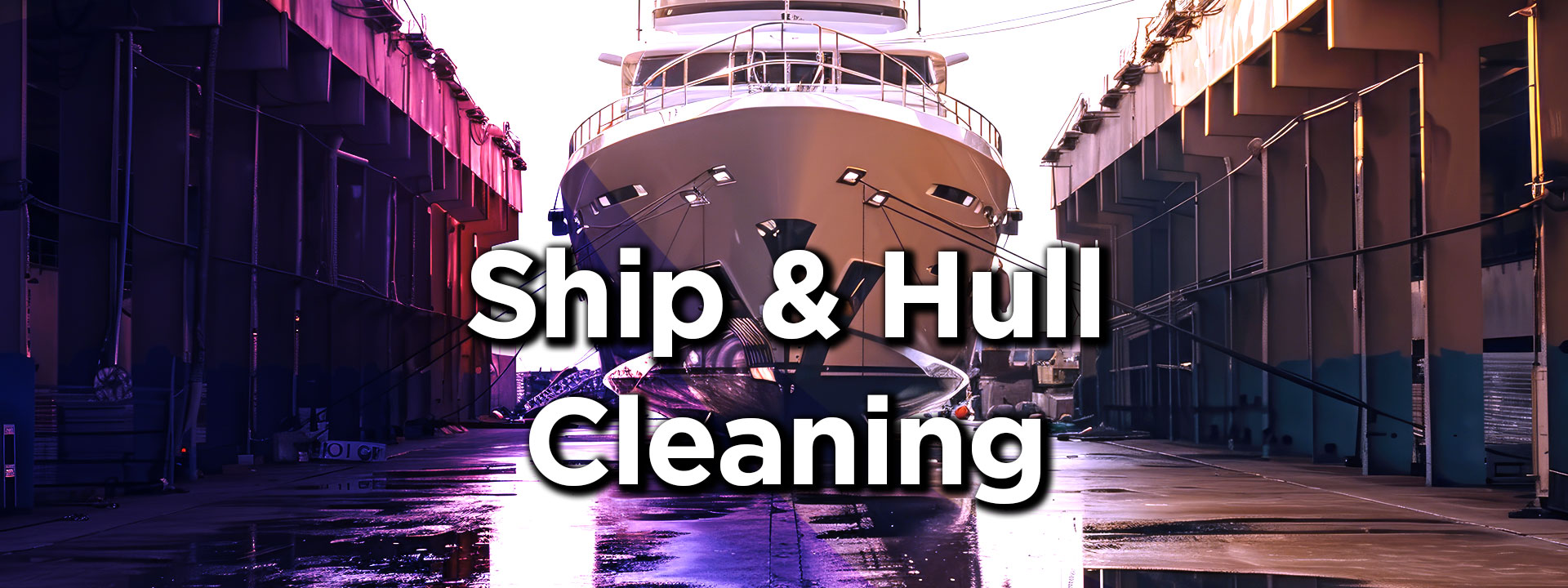Ship and Hull Cleaning With High-Pressure Tripods - Streamline Systems