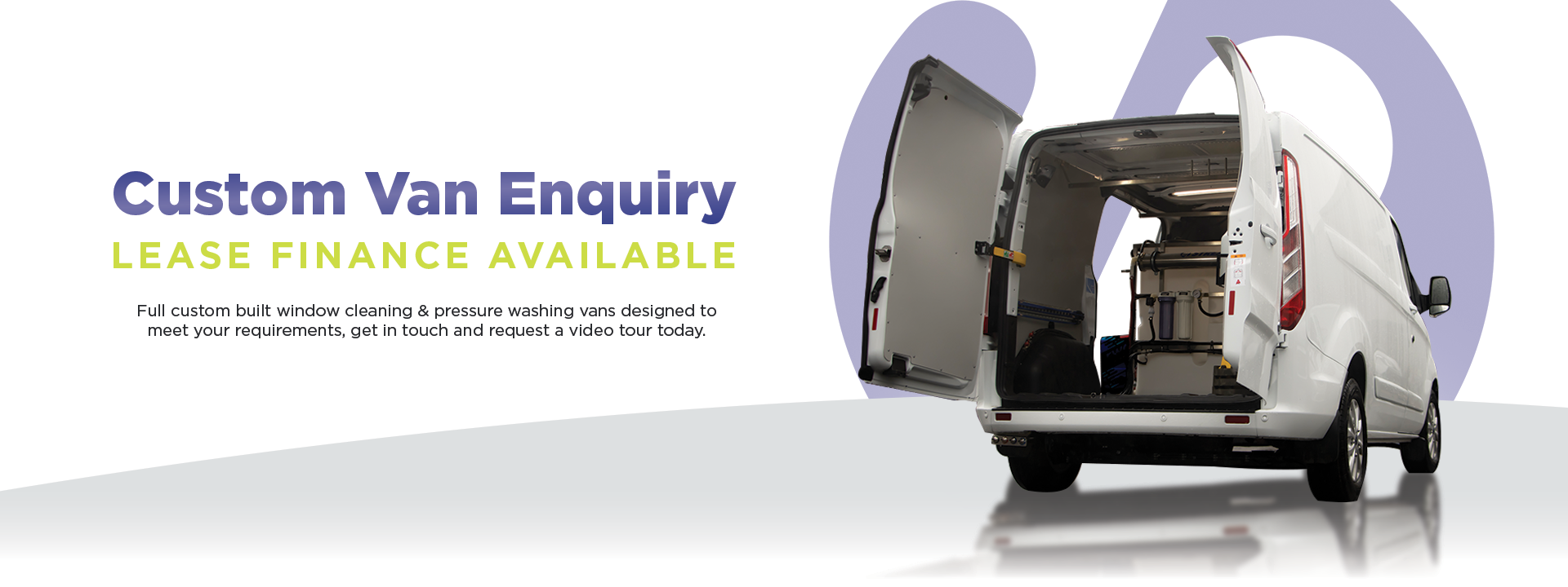 Custom cleaning van enquiry - Streamline Systems
