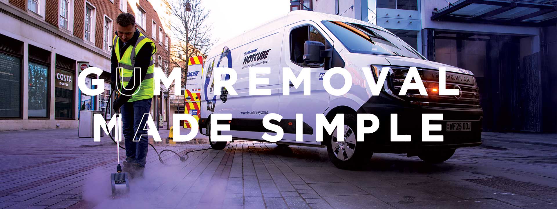Mobile Graffiti Cleaning System - Gum and Graffiti Removal